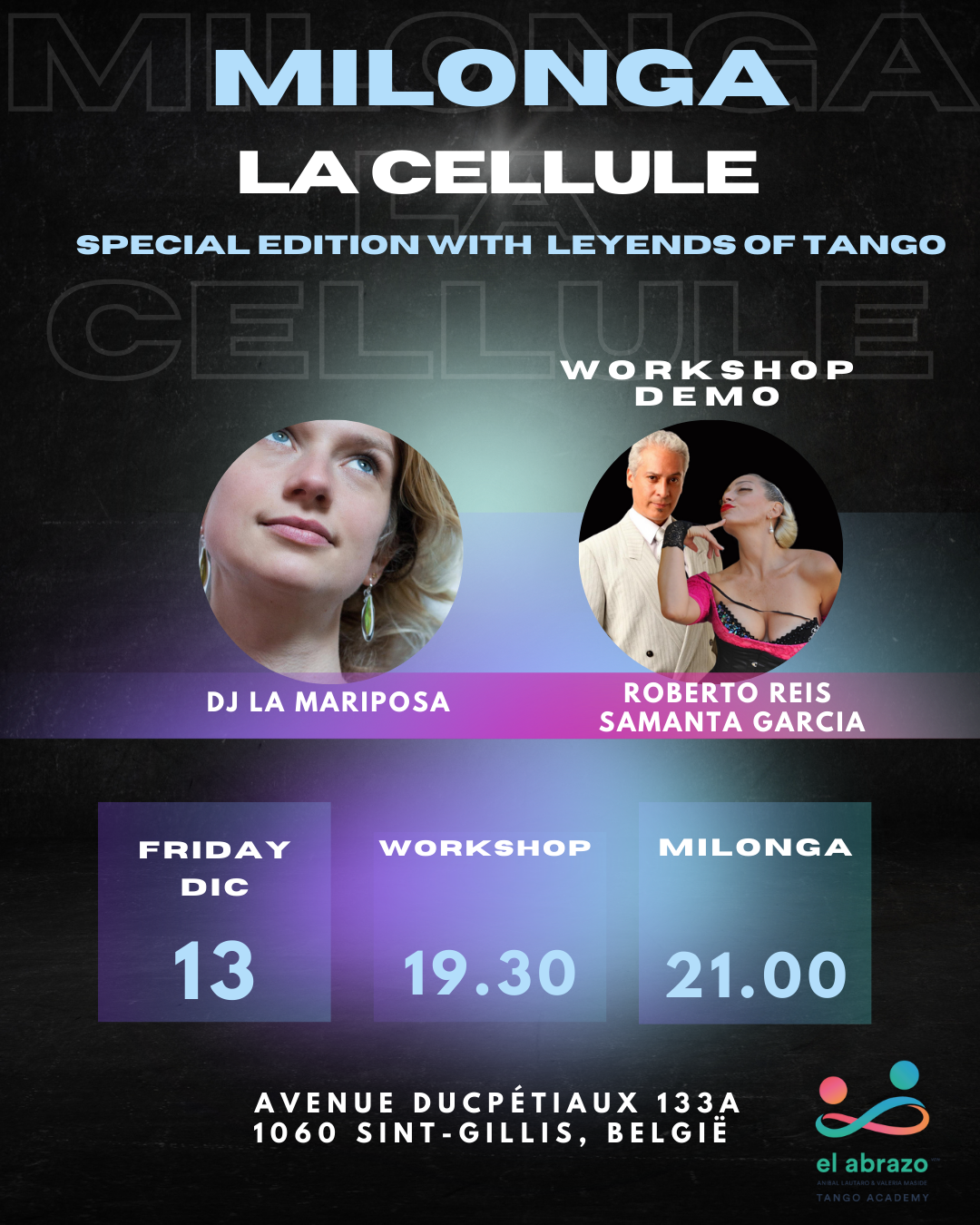 Agenda – Milonga – Tango in Belgium